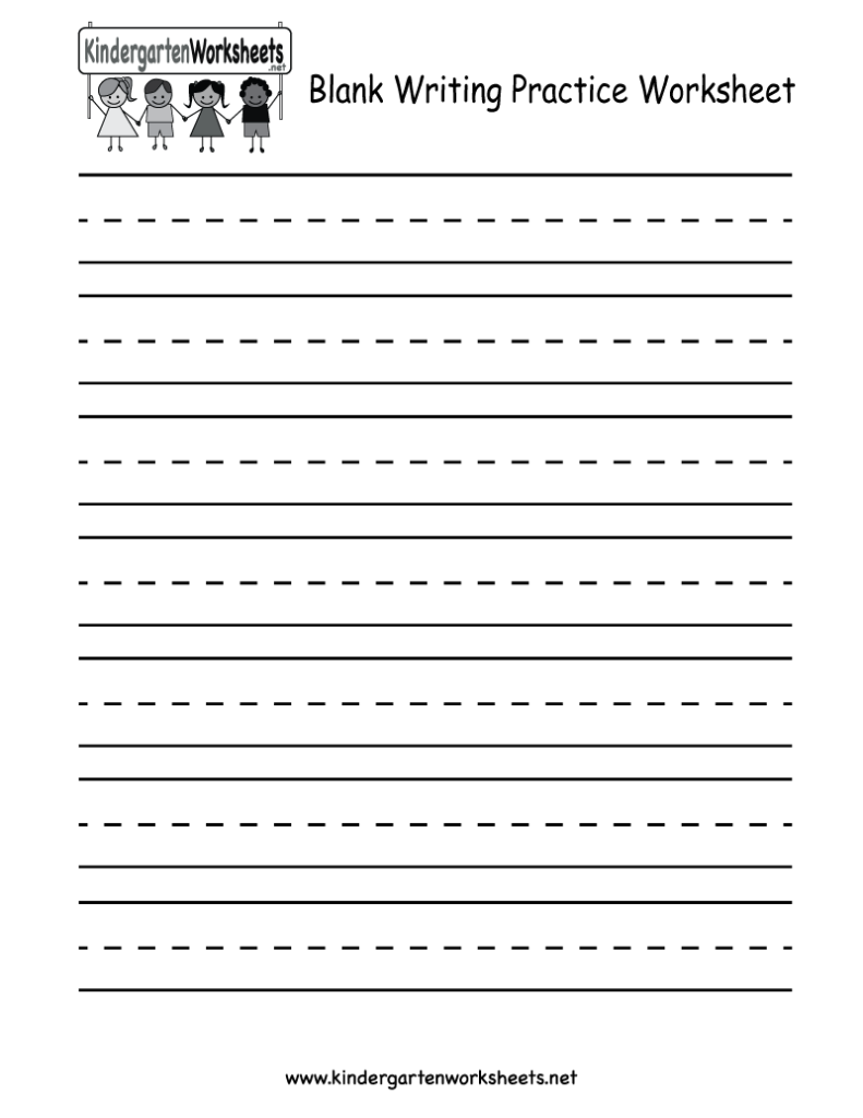 Blank Writing Practice Worksheet Free Kindergarten English blank-writing-practice-worksheet-free-kindergarten-english