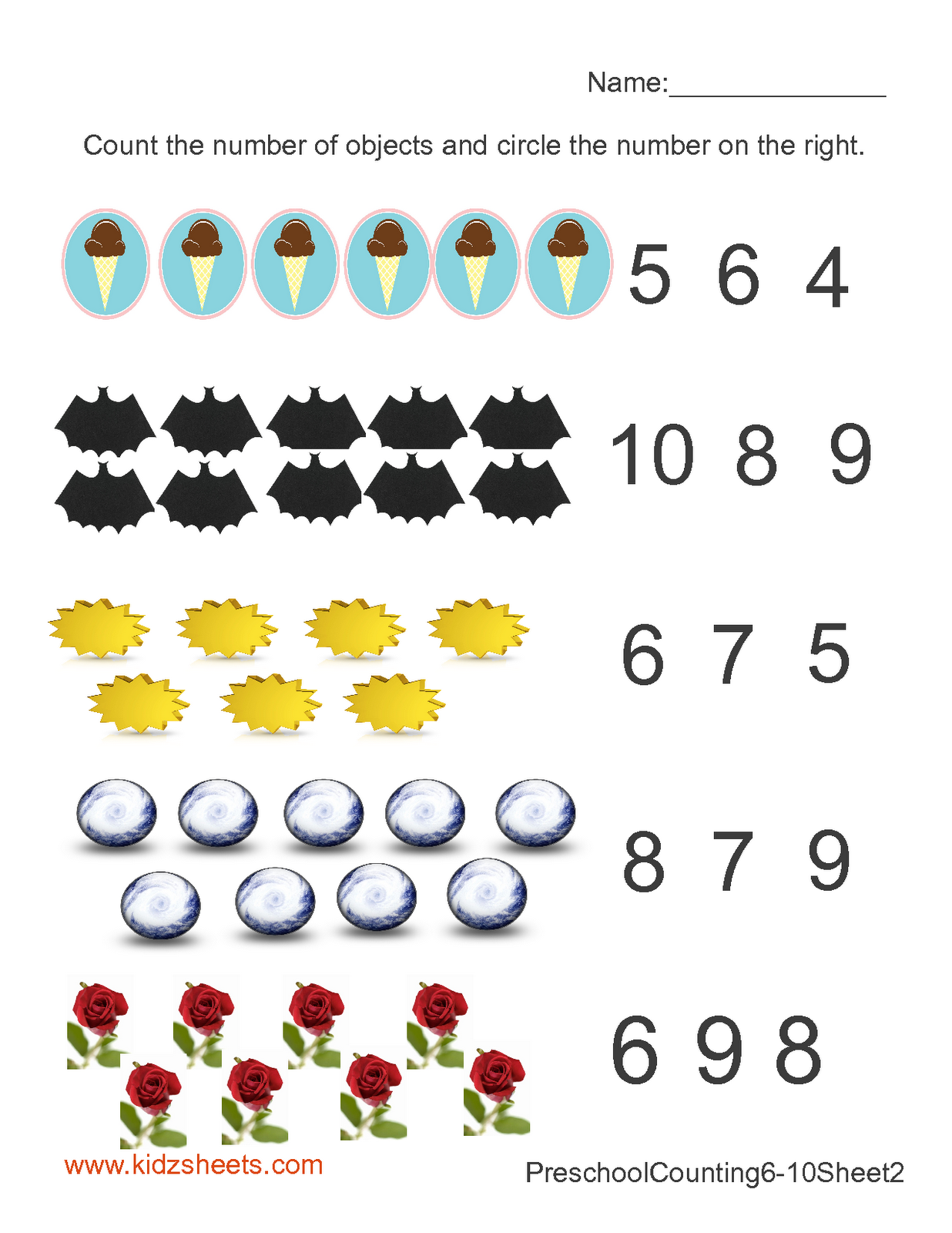 Preschool Worksheets Age 6 Preschool Worksheets